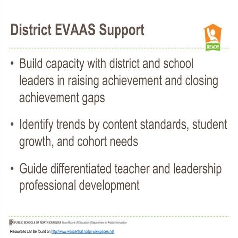 Data discussion with evaas support | PPTX