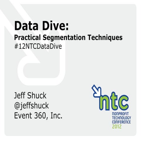 Data dive practical segmentation techniques | PPT