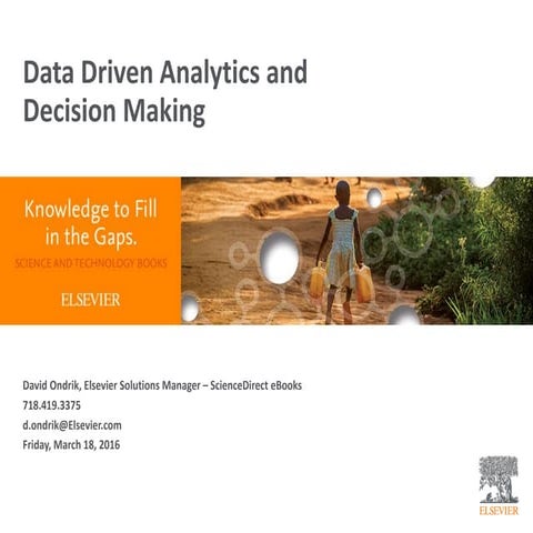Data driven analytics and decision making d ondrik elsevier | PDF