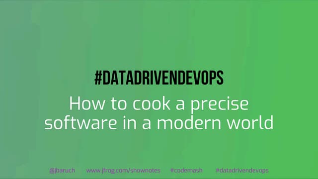 Data Driven Devops As Presented At Codemash 2018 Ppt