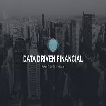 Data driven financial charts corporate-fix | PPT