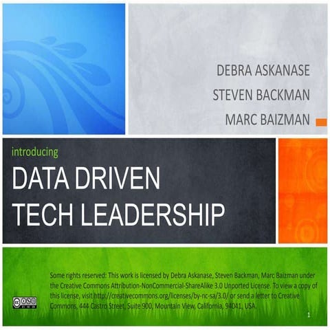 Nonprofit data-driven leadership | PPTX