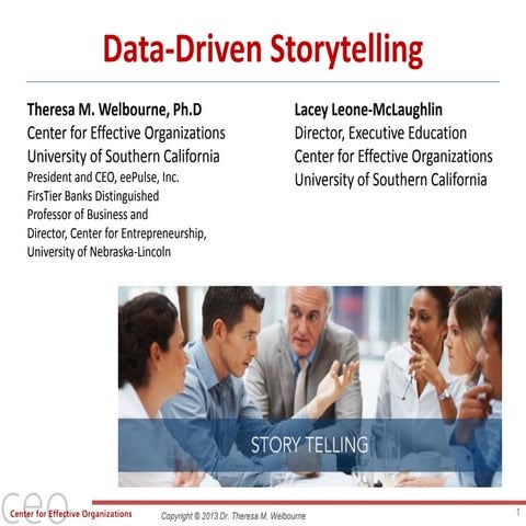 Data driven Storytelling: Make your Big Medium or Small Data Come ...