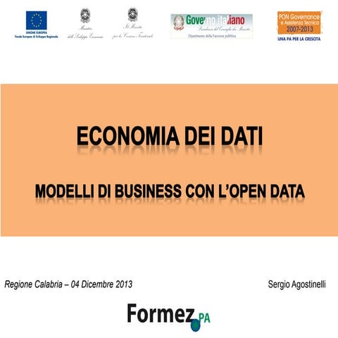 Data economy - Economia dei dati | PPT
