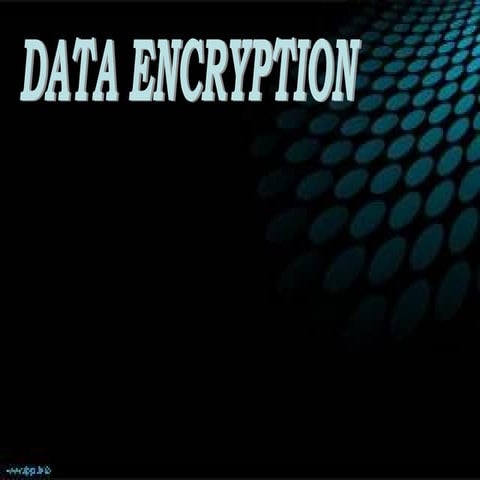 Data encryption-ciphers | PPT