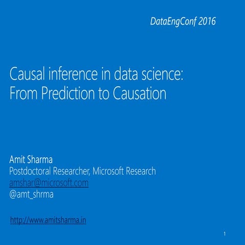 Causal Inference In Data Science Ppt