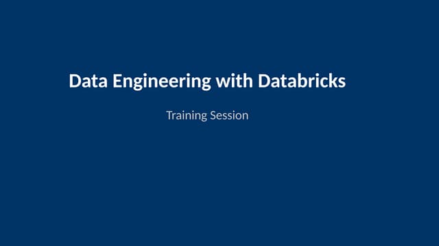 Databricks Fundamentals | PPTX