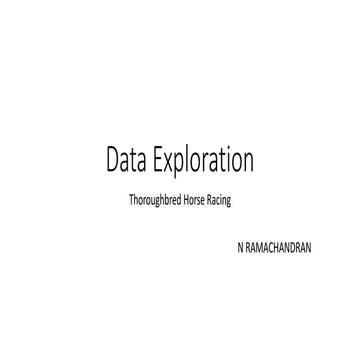 Data exploration assignment ppt | PPT