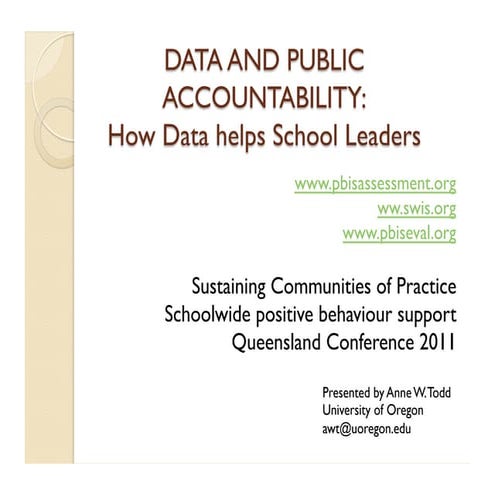 Data for accountability | PDF