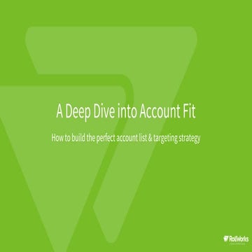 A Deep Dive into Account Fit: How to build the perfect account list ...