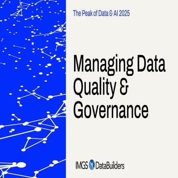 Data Governance & Quality Supported by FME | PDF