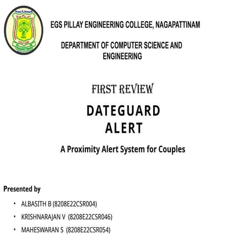 DataGuard Alert using Python and Machine Learning | PPT