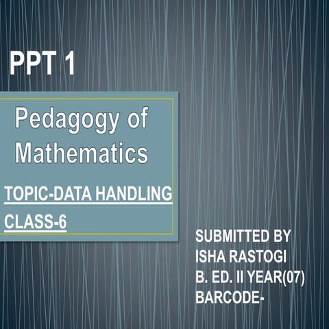 DATA HANDLING-meaning, concept ,examples | PPT