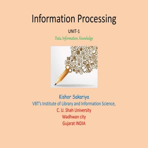 Data information knowledge | PPTX