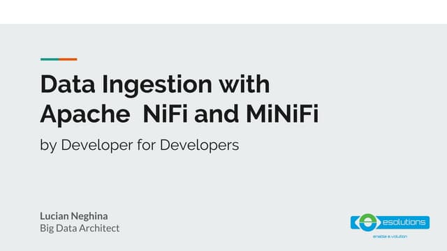 Database Ingest With Apache Nifi And Minifi Ppt