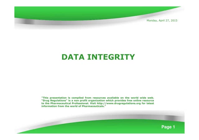 GDocP, Data governance & Data Integrity.pptx