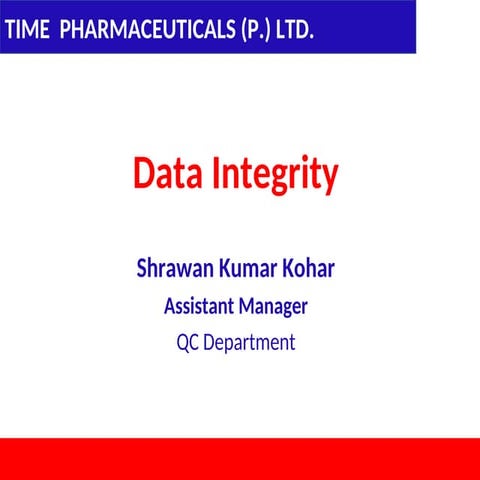 Data Integrity used in pharamacutical 2020.ppt