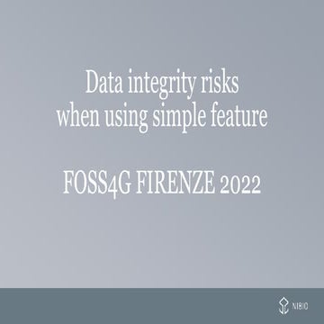 Postgis topology presentation_foss4g_oslo_01_09_2016 | PDF