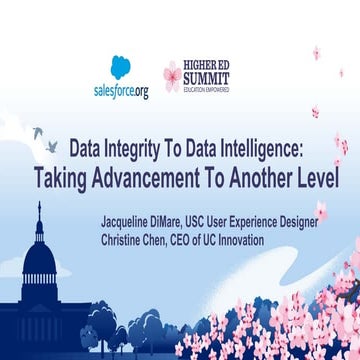 Data Integrity to Data Intelligence | PPT