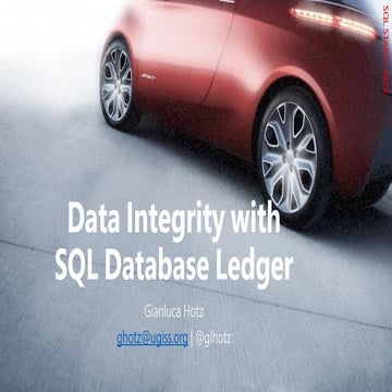 Data Integrity With Sql Database Ledger Ppt