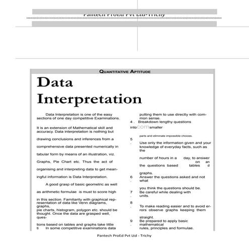 Data interpretation | PPTX