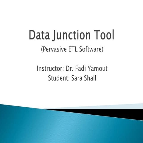 Data junction tool | PPTX