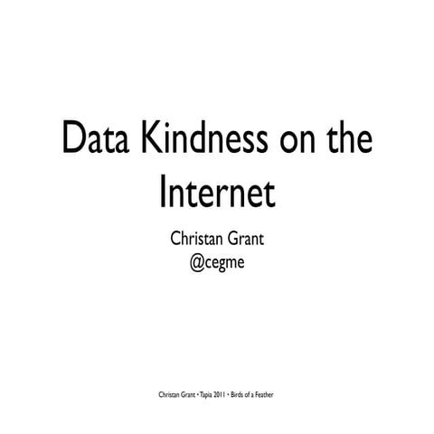 Data Kindness on the Internet | KEY