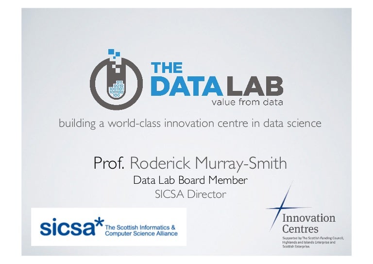 The Datalab Building A World Class Innovation Centre In Data Science 