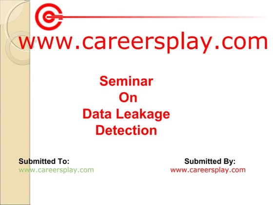 Data leakage detection | PDF