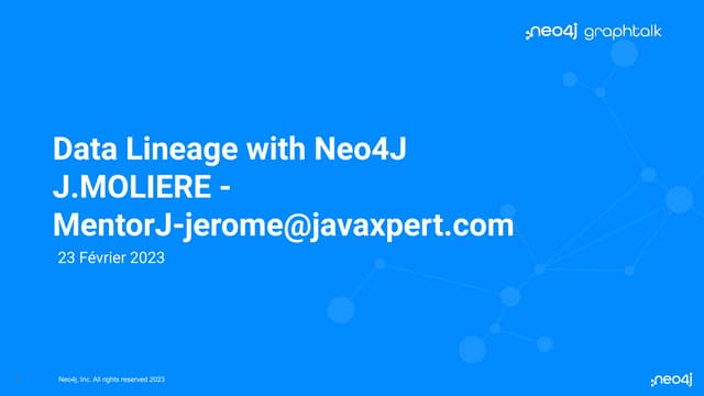 Data Lineage, Property Based Testing & Neo4j | PPT Data Lineage, Property Based Testing & Neo4j | PPT
