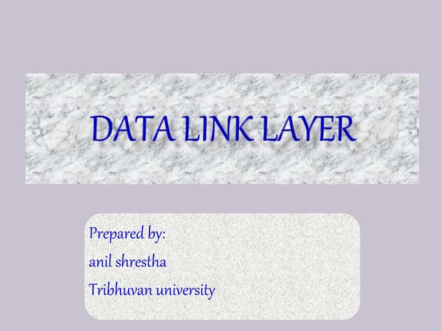 Data Link Layer Numericals | PDF