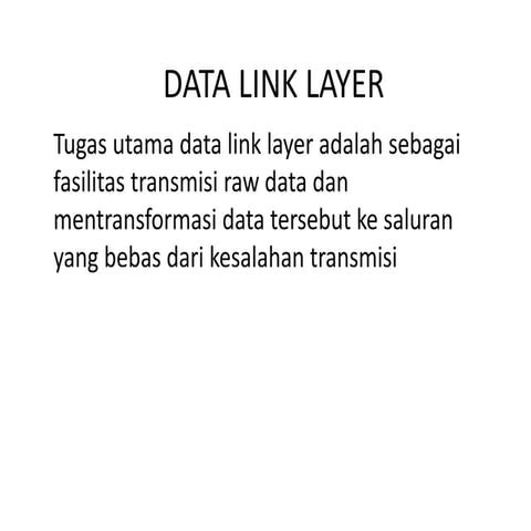 Data link laye rx | PPT