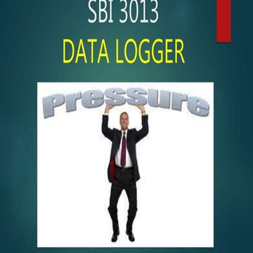 Data logger | PPTX | Science