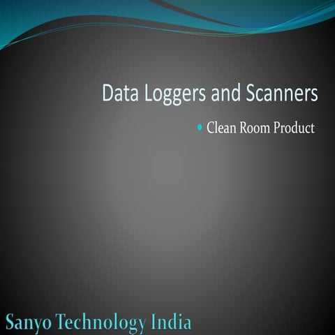 Data loggers scanners | PPT