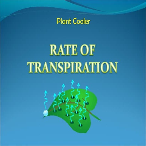 Transpiration | PPT