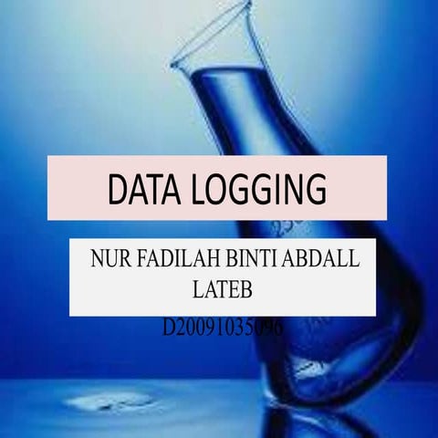 Data logging | PPTX