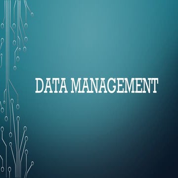 Comprehensive Guide to Data Management and Statistical Analysis ...