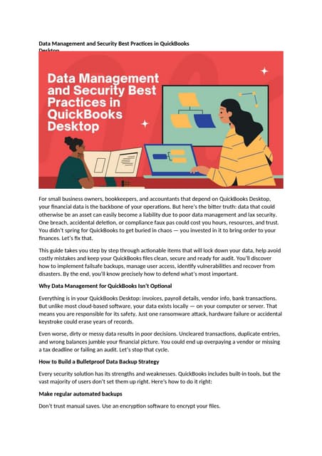 Step-by-Step Guide to Batch Deleting Transactions in QuickBooks Desktop | PPT
