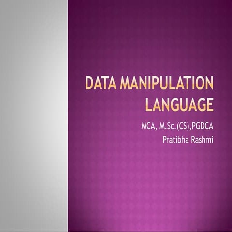 Data Manipulation Language (DML).pptx