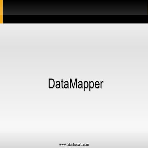 Data Mapper | PDF