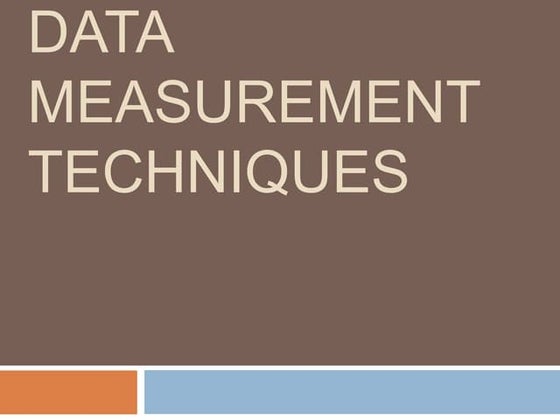 Levels of measurement | PPTX | Physics | Science
