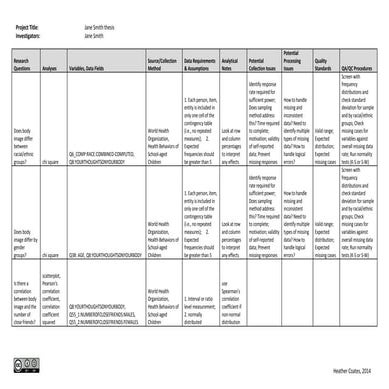 Data Management Lab: Data mapping exercise example | PPT