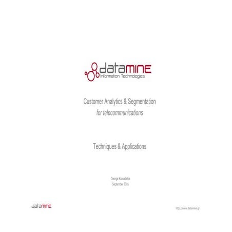 Customer Analytics And Segmentation Pdf Marketing And Advertising