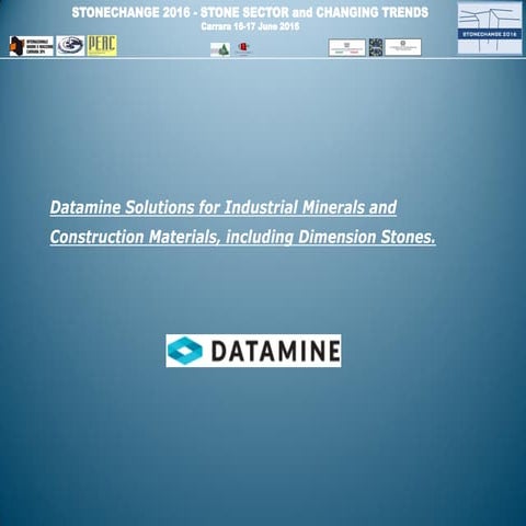 Datamine Solutions for DS and IM, mining,block | PDF | Geology | Science