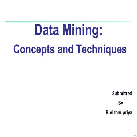 Data Mining Concepts And Techniquesppt 