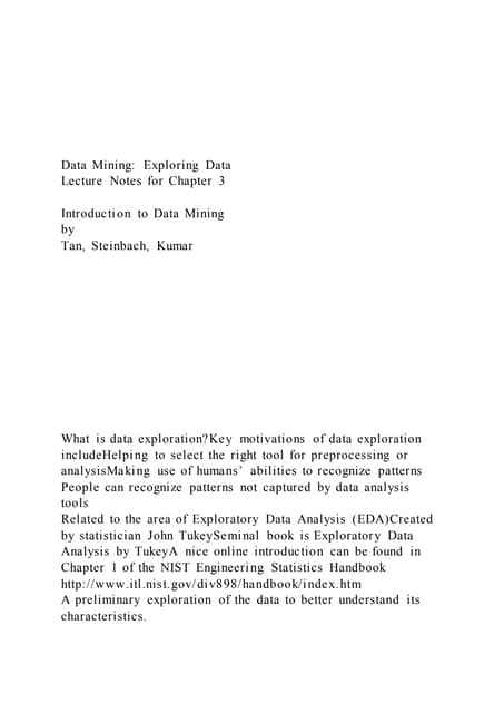 Visualization Techniques ,Exploratory Data Analysis(EDA), Histogram | PPT