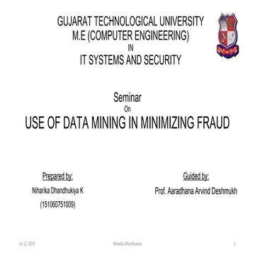 Data mining fraud detection copy | PPT