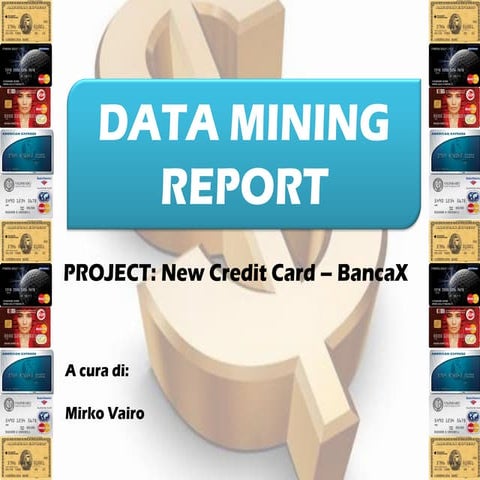 Data Mining: project new credit card | PDF | Databases | Computer Software and Applications