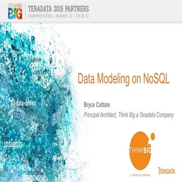 Data Modeling On Nosql Pptx Databases Computer Software And Applications