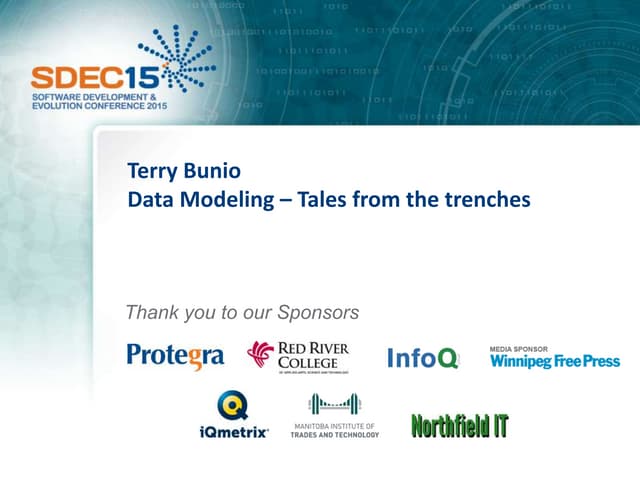 Data modeling tips from the trenches | PPT Data modeling tips from the trenches | PPT